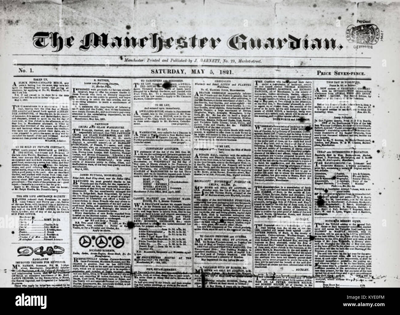 Manchester guardian newspaper hi-res stock photography and images - Alamy