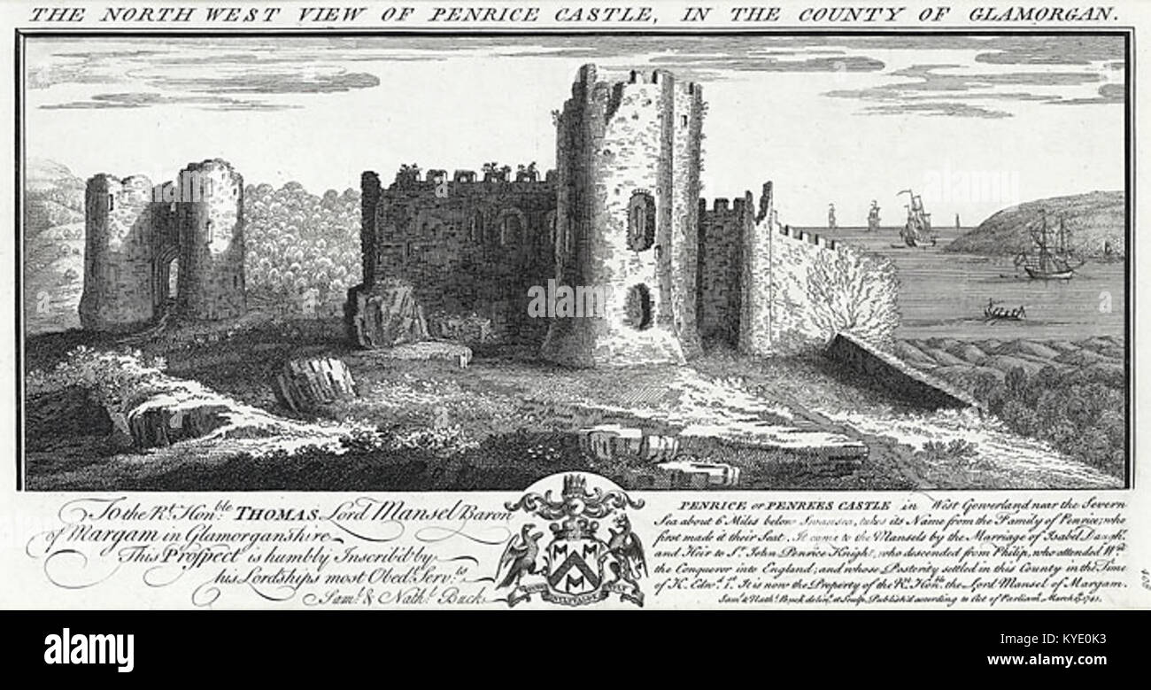 Penrice castle hi-res stock photography and images - Alamy