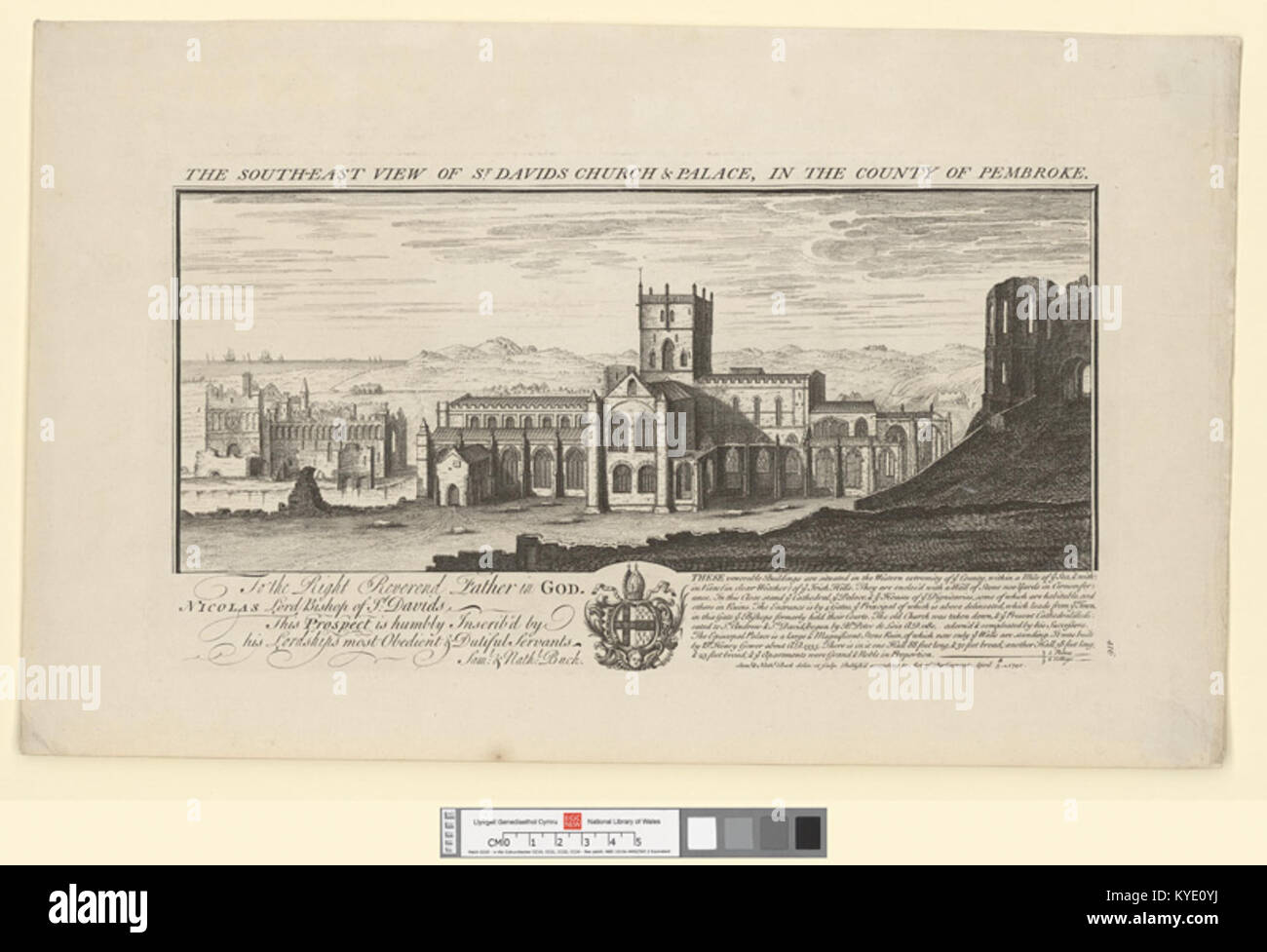 A detailed depiction from April 5th, 1740, showing the southeast view ...