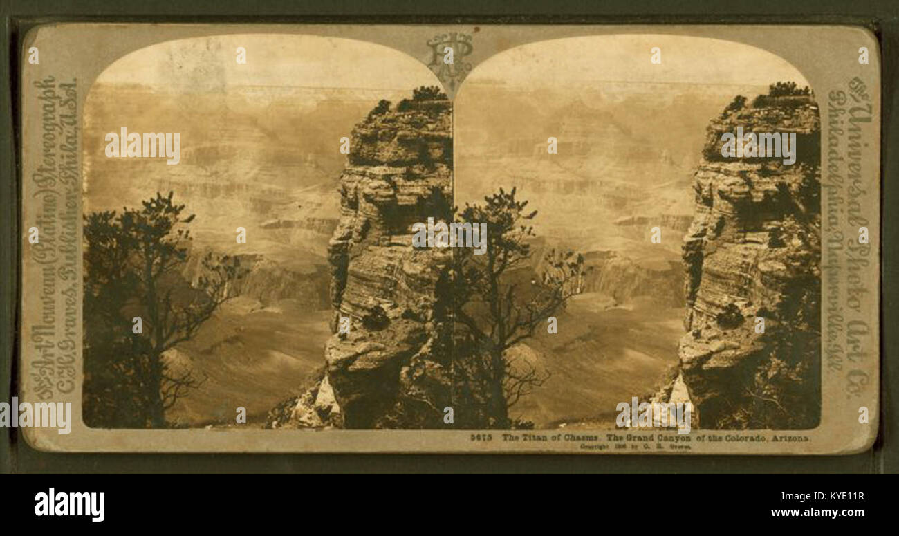 The Grand Canyon in Arizona, known as the 'Titan of Chasms,' captured ...