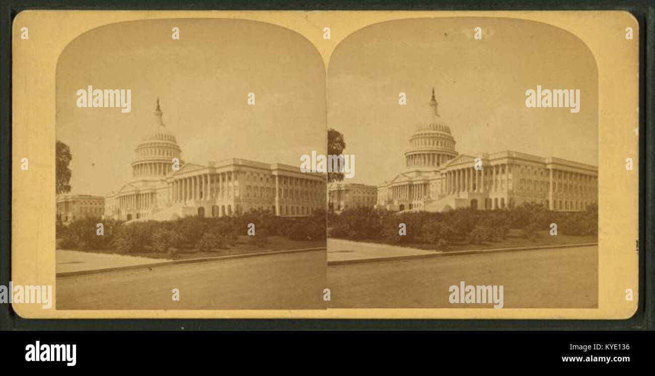 This image depicts the U.S. Capitol in Washington, D.C., captured by Bell & Bro., showcasing the ...