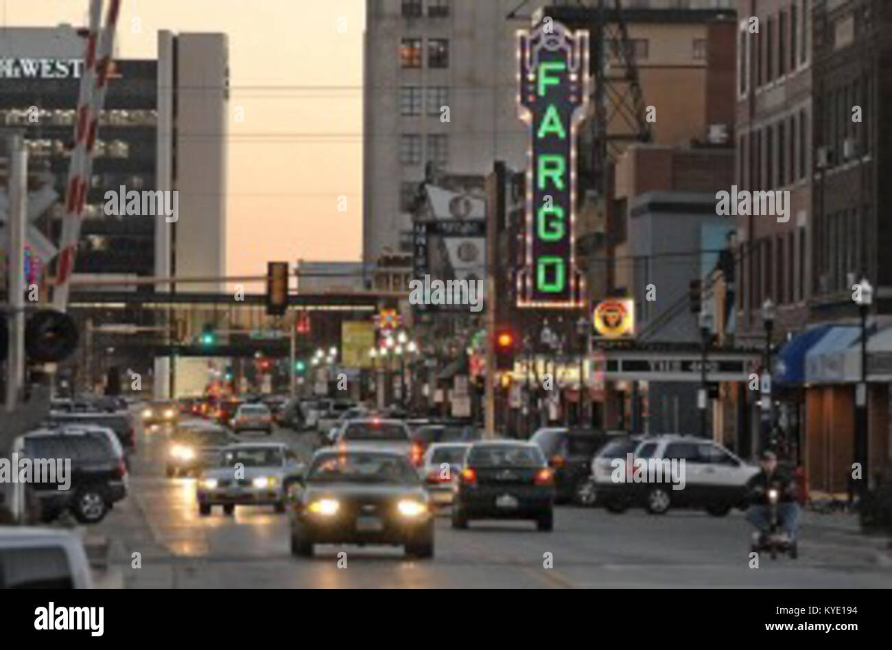 This image shows downtown Fargo, North Dakota, capturing the city’s ...