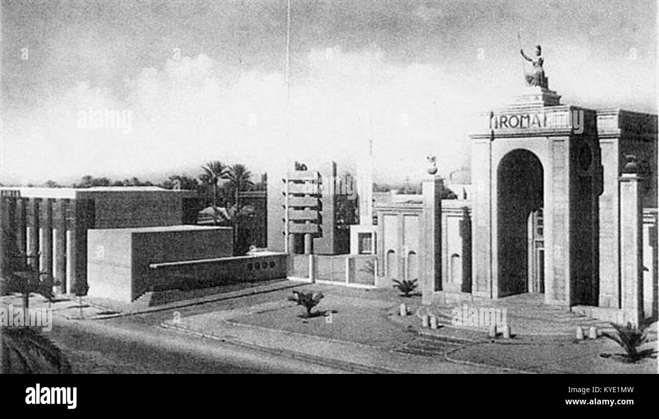 A historical image of Tripoli, Libya, showing urban structures, coastal ...