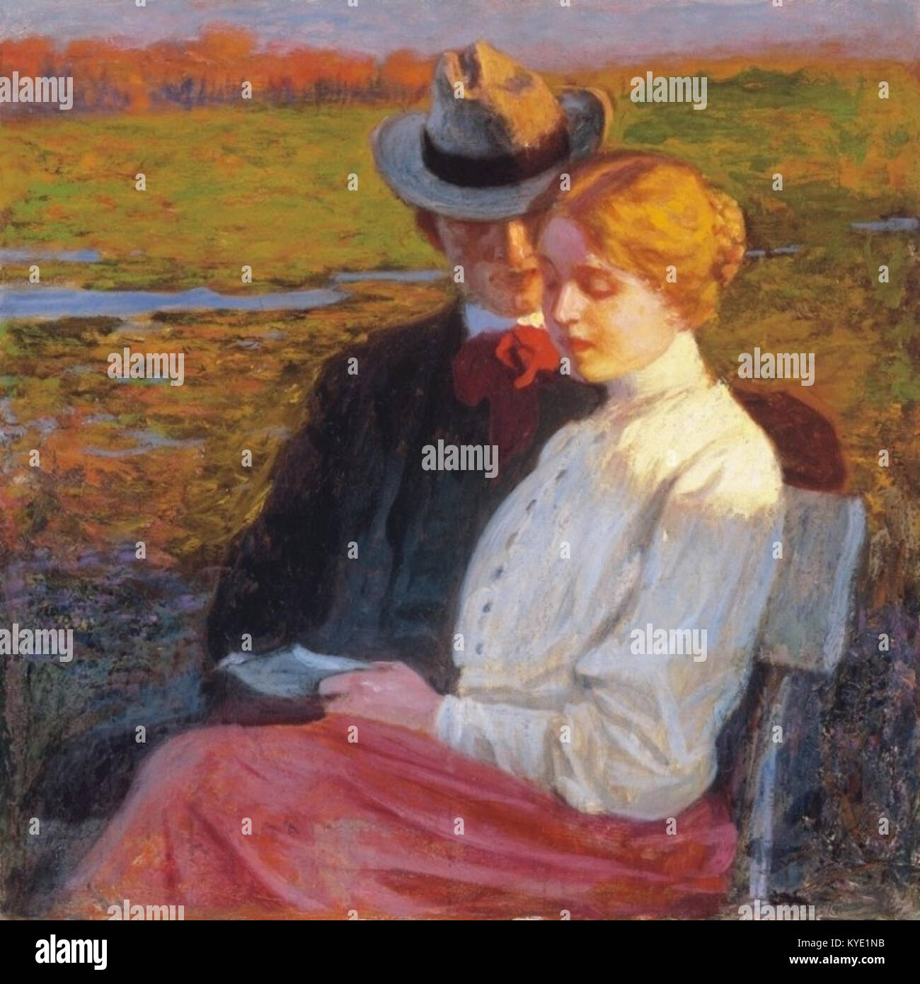 Courtship 1800s hi-res stock photography and images - Alamy