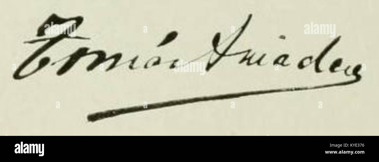 Tomás Amadeo - Firma Stock Photo - Alamy