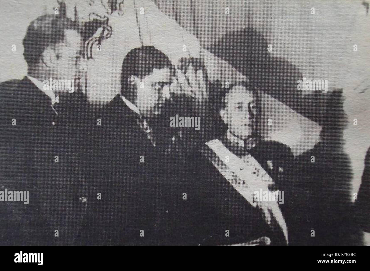 This historical image references the land takeover by Jorge Ubico ...