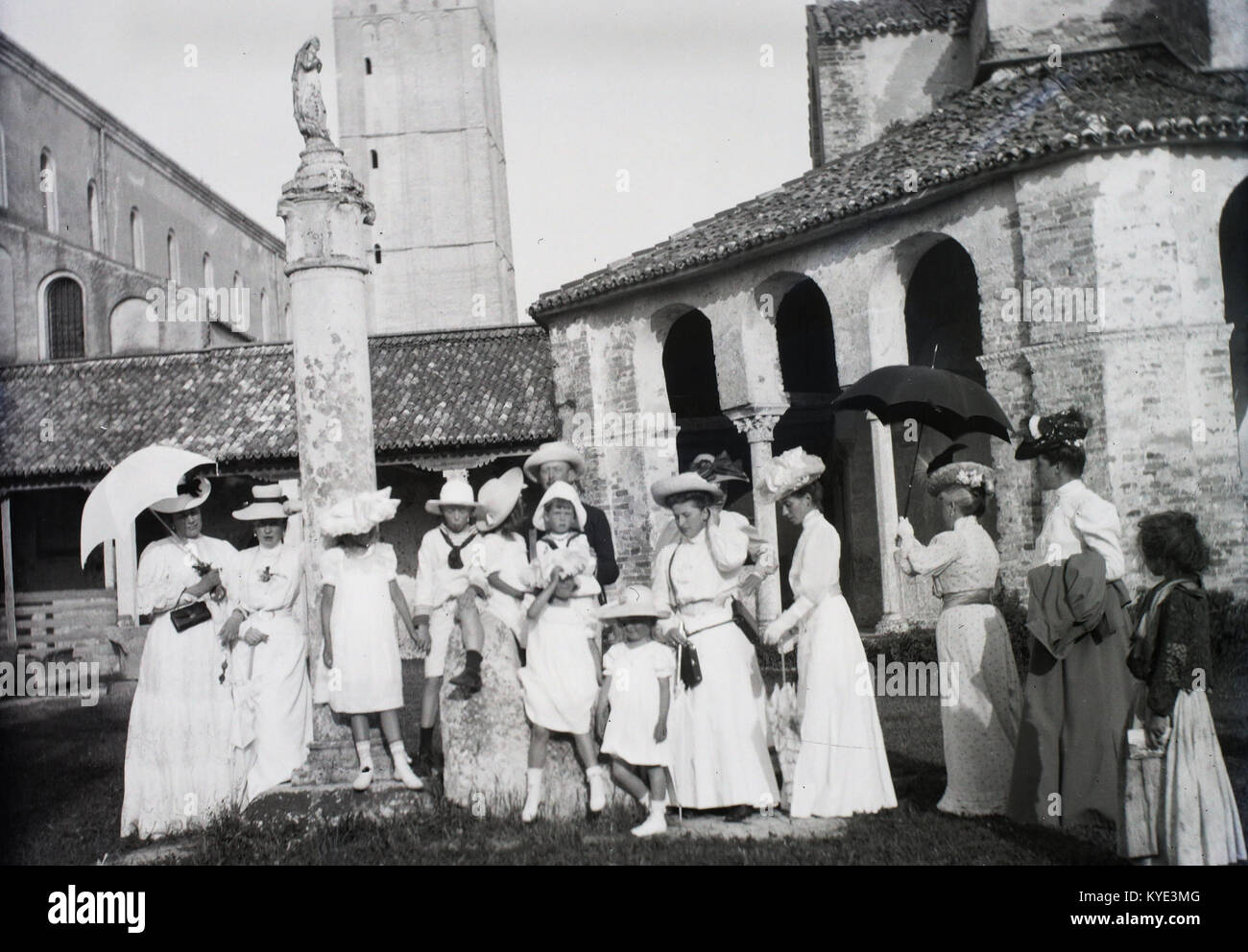 A photograph of Torcello Island, Venice, showing Santa Maria Assunta ...