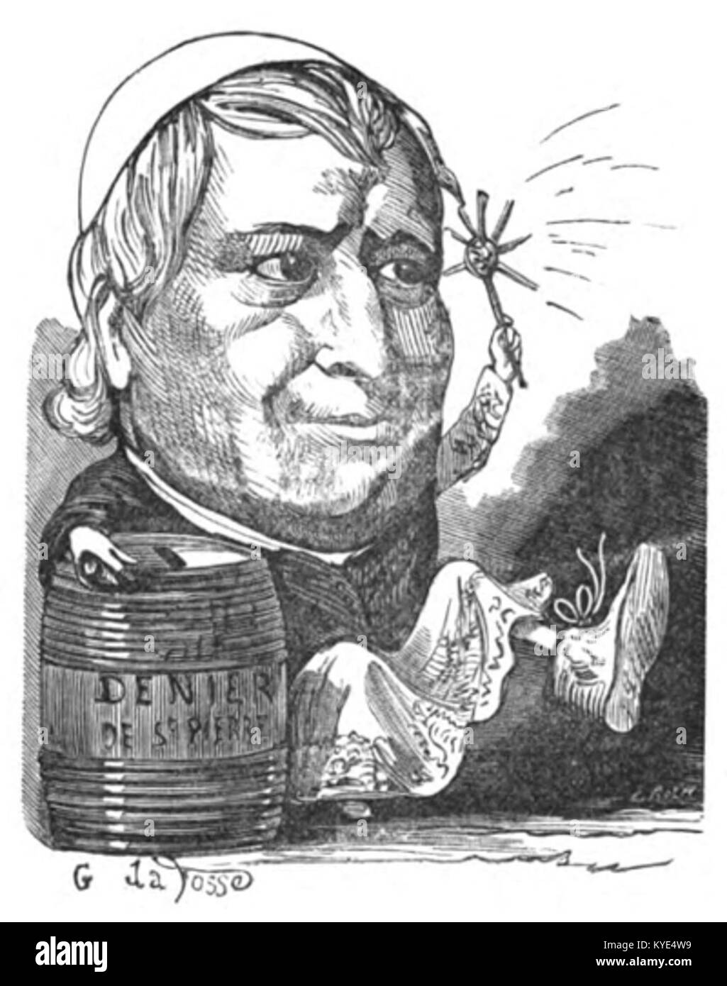 This image is from 'Le Trombinoscope,' a series by Touchatout ...