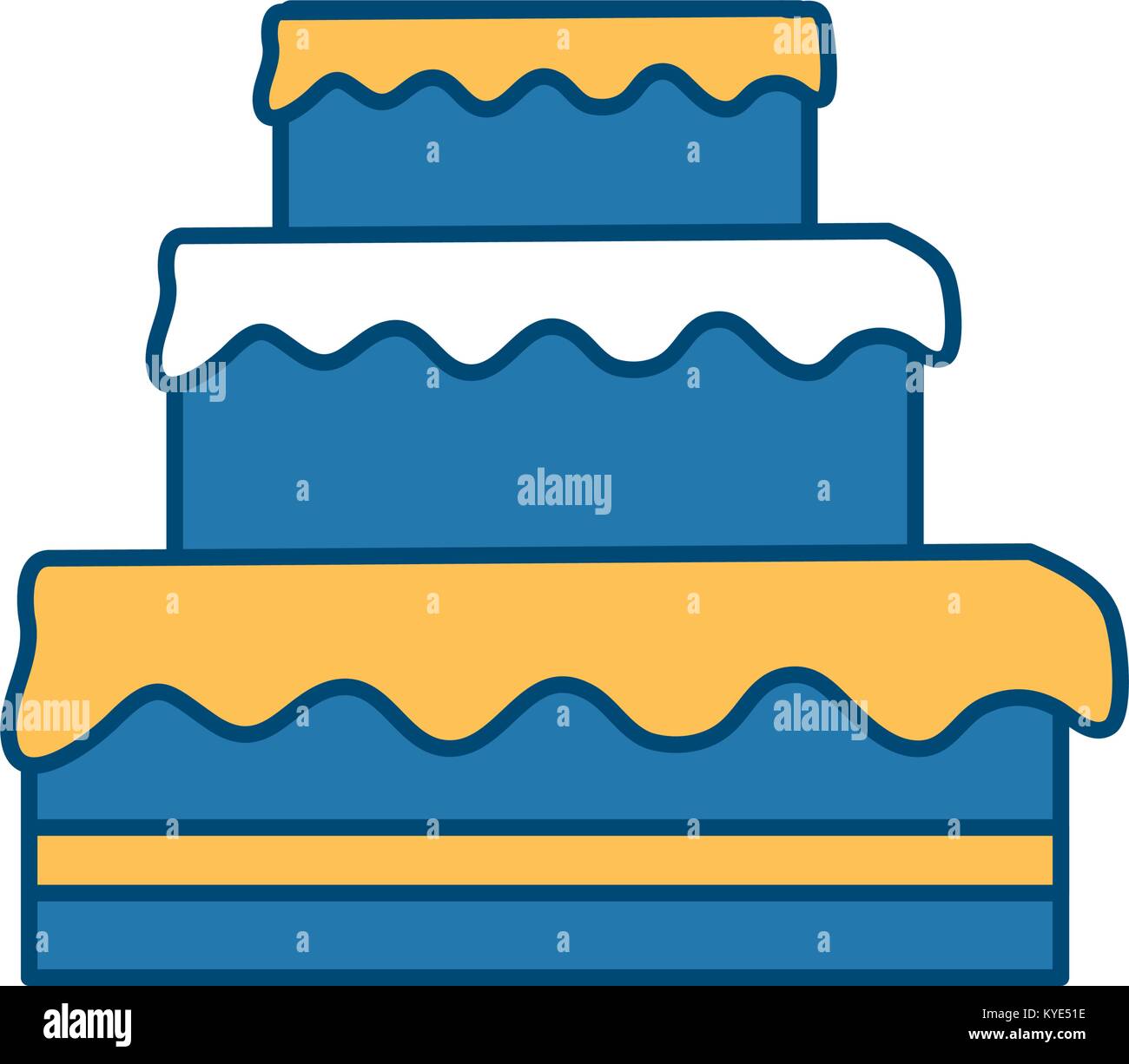 Big cake dessert Stock Vector Image & Art - Alamy