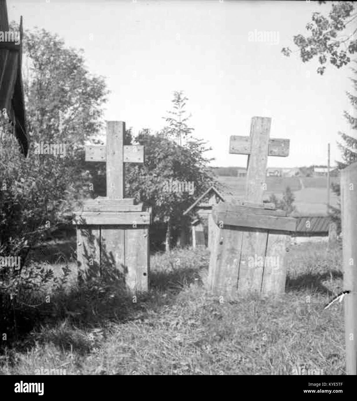 Photograph of Trönö gamla kyrka (Trönö Old Church) in Sweden, from the ...