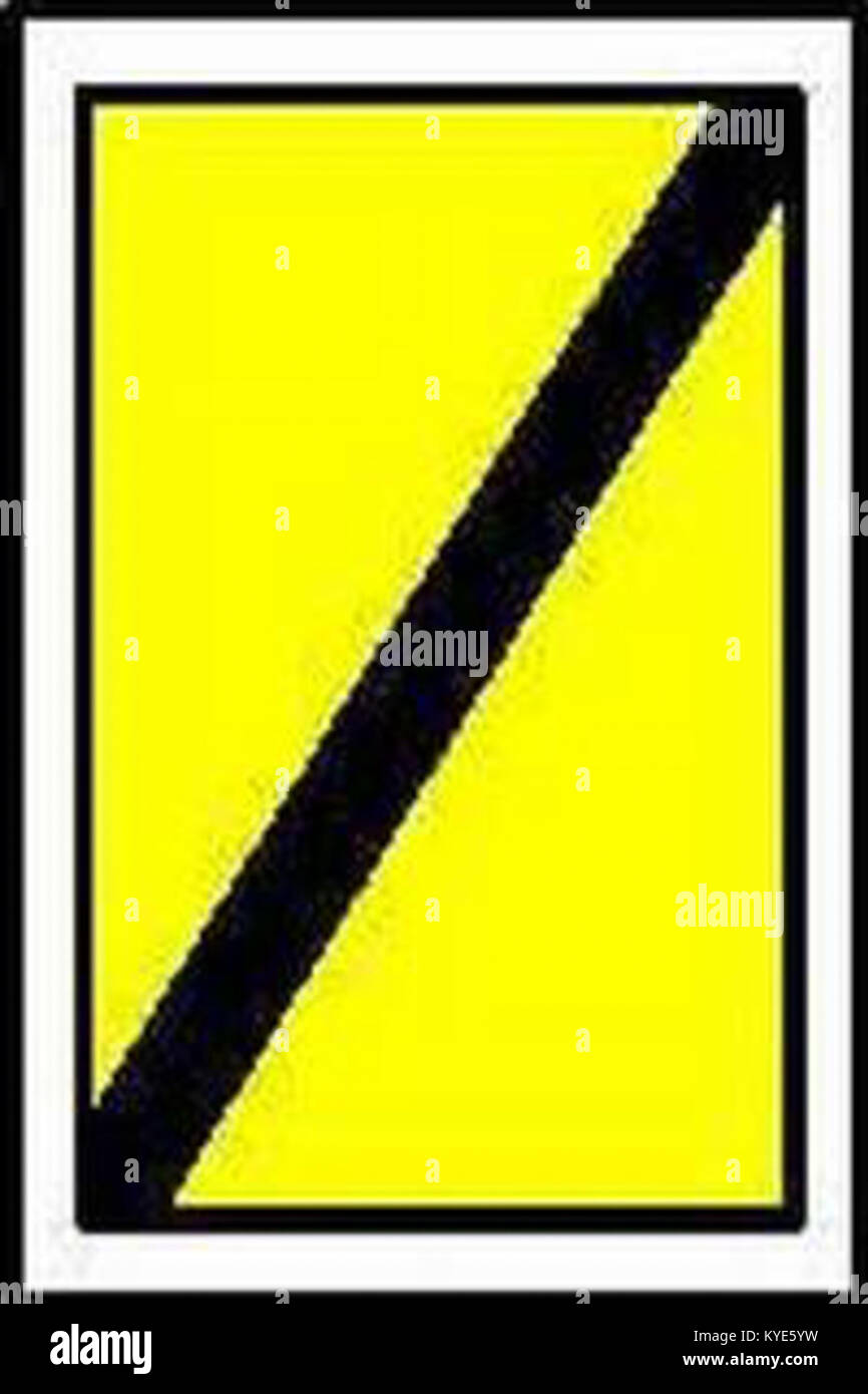 A road sign indicating speed limit restrictions in the Czech Republic ...