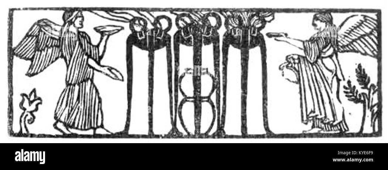A plate from Romagnoli’s edition of Tragedie di Eschilo displays an ...