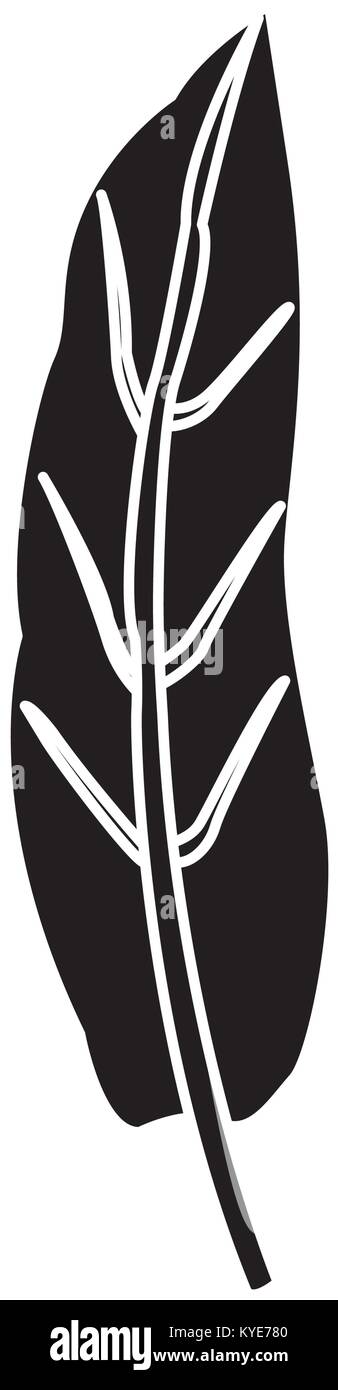 Leaf plant symbol Stock Vector Image & Art - Alamy