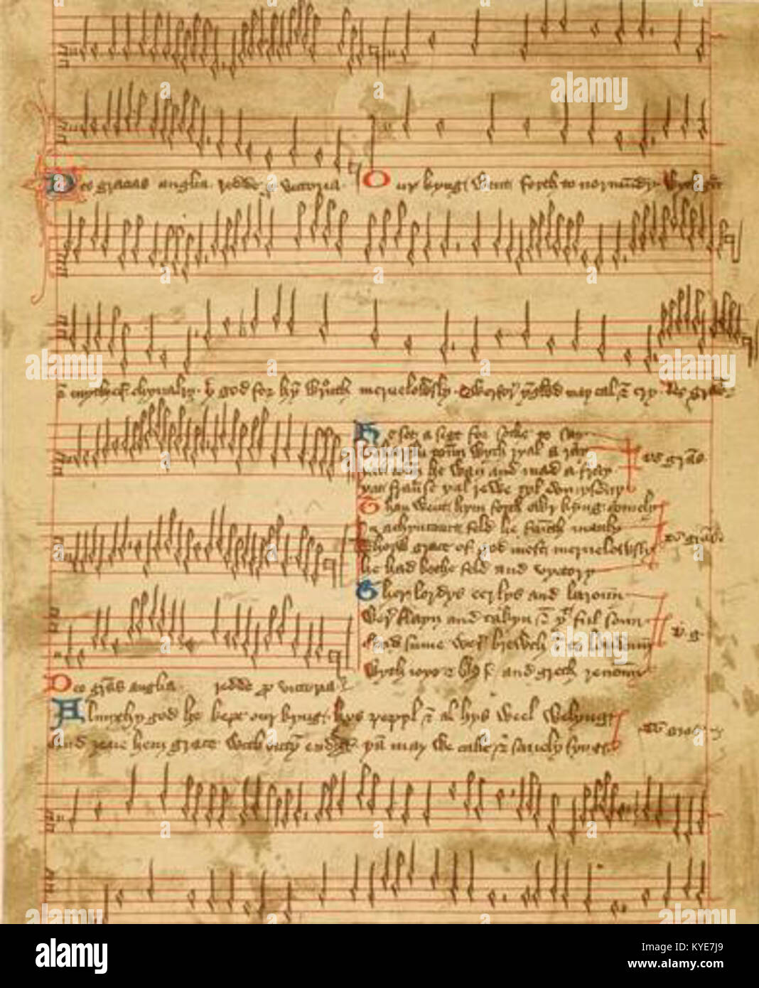 The Trinity Roll features the Agincourt Carol, an English song from the ...