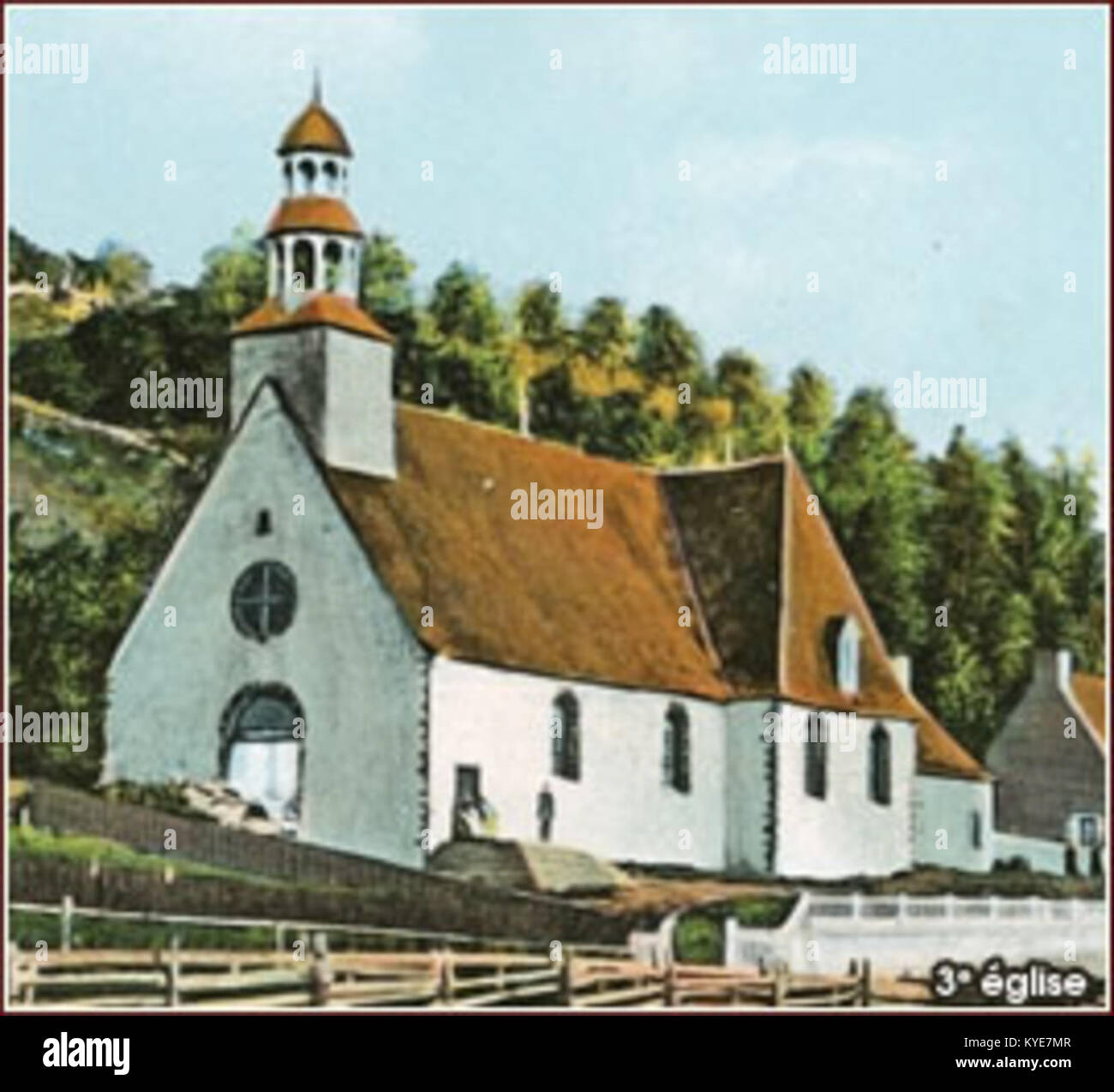 The Third Sainte-Anne-de-Beaubré Church in Canada, built between 1676 ...