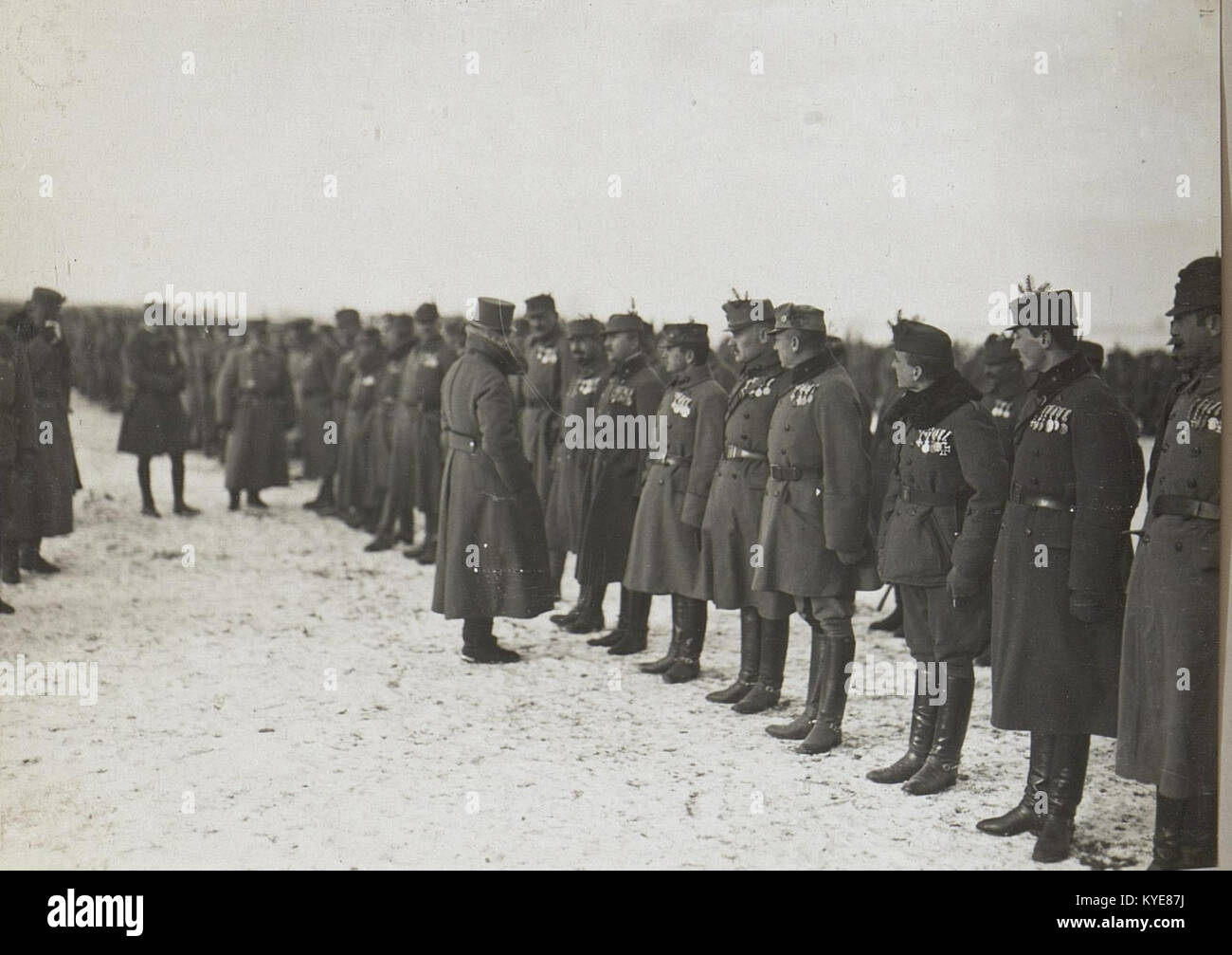Military inspection during world war i hi-res stock photography and ...