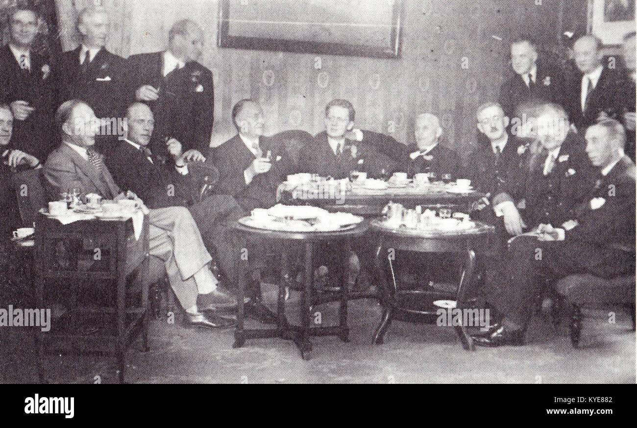 This photograph marks the 50th birthday of Trygve Gulbranssen, a ...