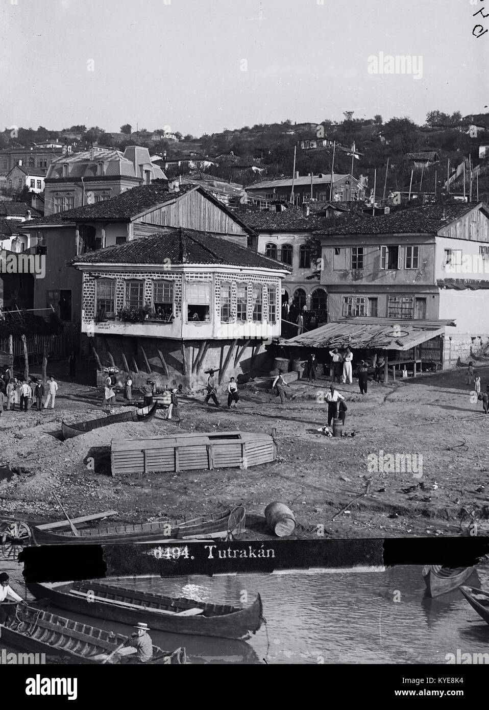 Tutrakan, a Dunáról nézve. Fortepan 86844 Stock Photo - Alamy