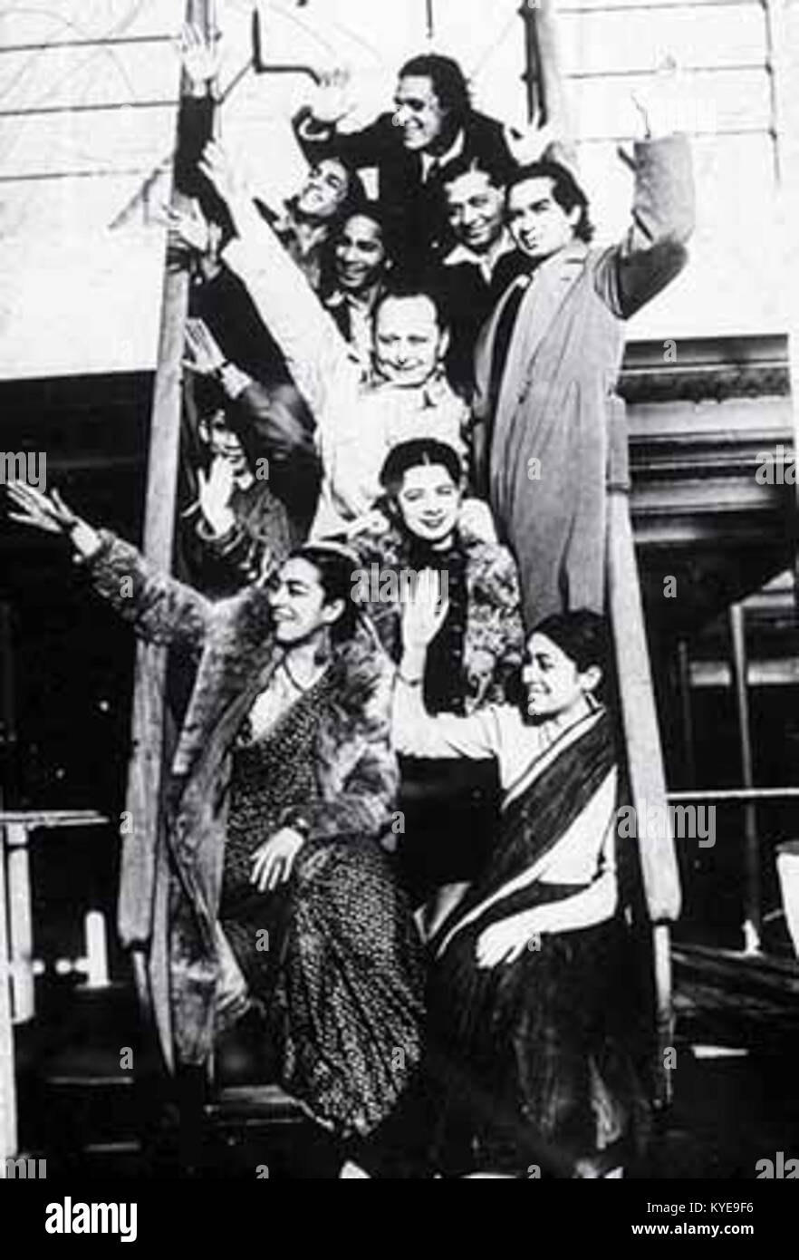 Uday Shankar Ballet Troupe, ca (1935-37 Stock Photo - Alamy