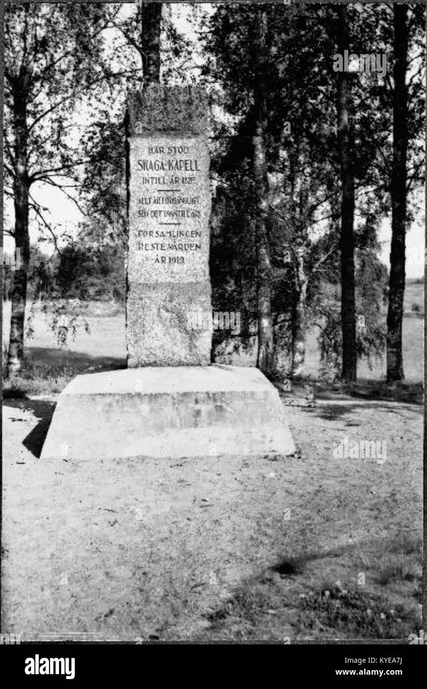 Undenäs, Skaga kapell - KMB - 16000200167317 Stock Photo - Alamy