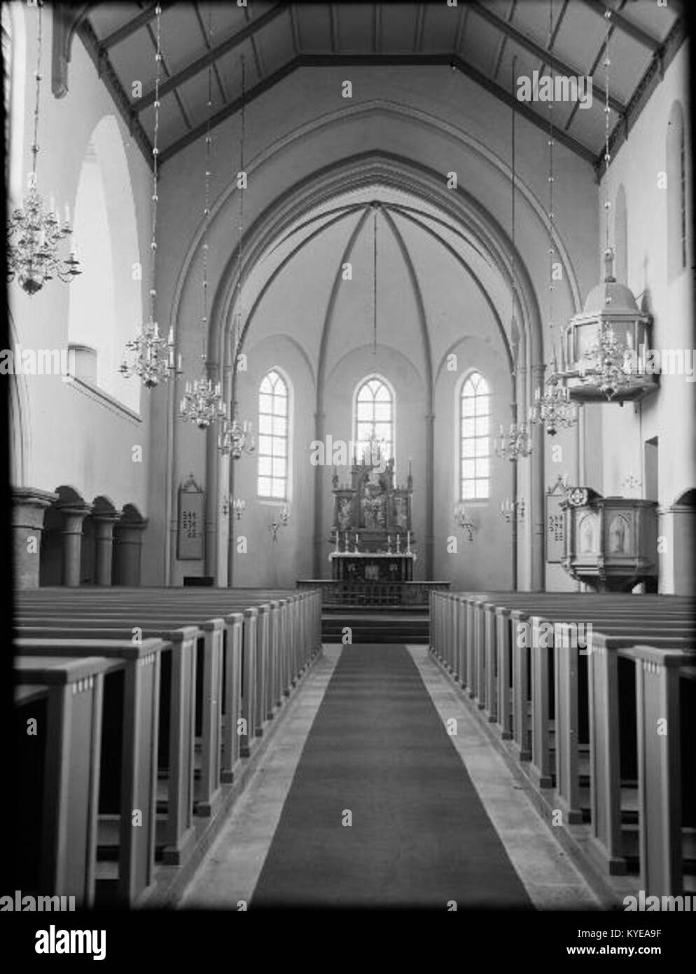Undenäs kyrka - KMB - 16000200170017 Stock Photo - Alamy