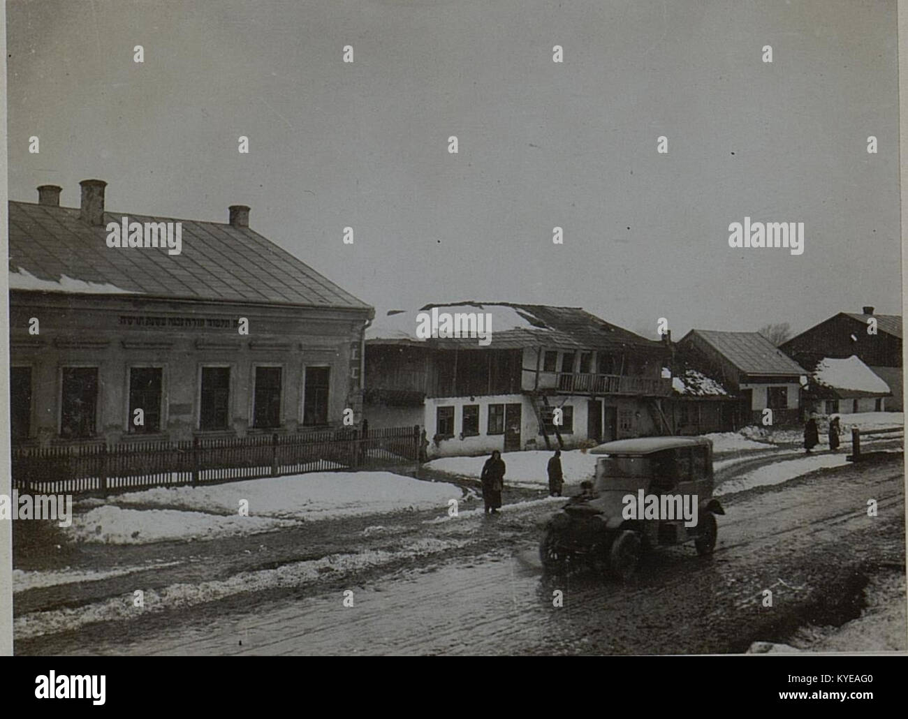 A photograph of Count István Tisza in Sadagora, Hungary, depicting the ...