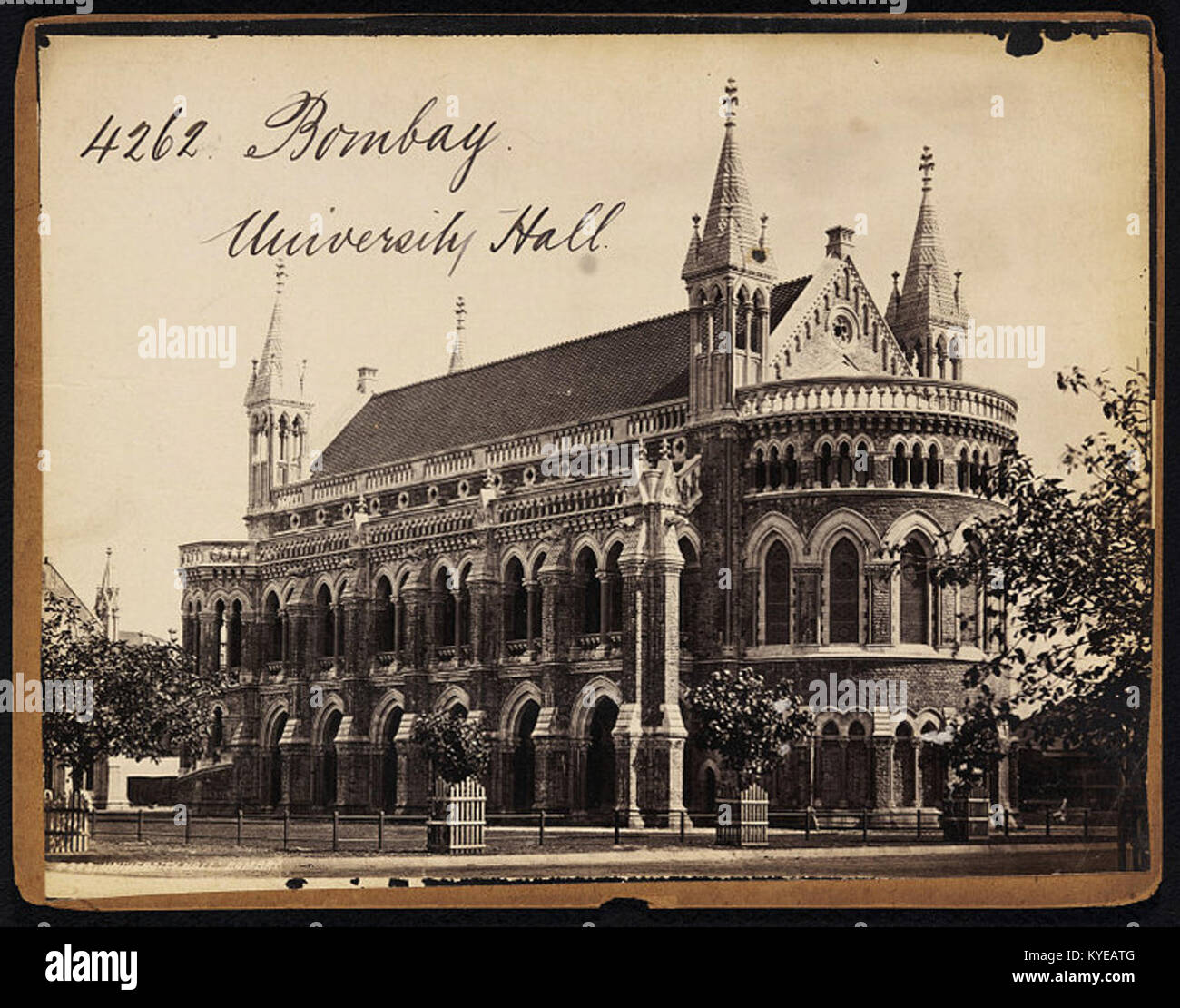 University Hall, Bombay by Francis Frith Stock Photo - Alamy