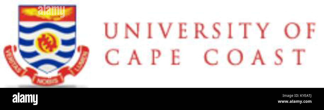 The logo of the University of Cape Coast (UCC), a prominent institution ...