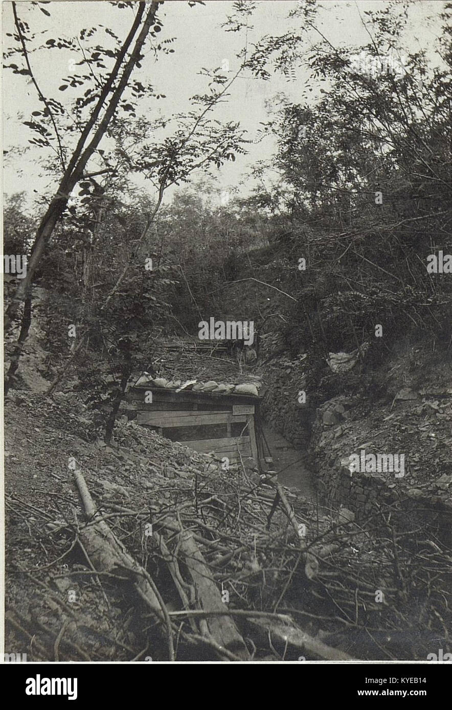 Unterstände am Fajti hrib.Juni 1917 (BildID 15596244 Stock Photo - Alamy