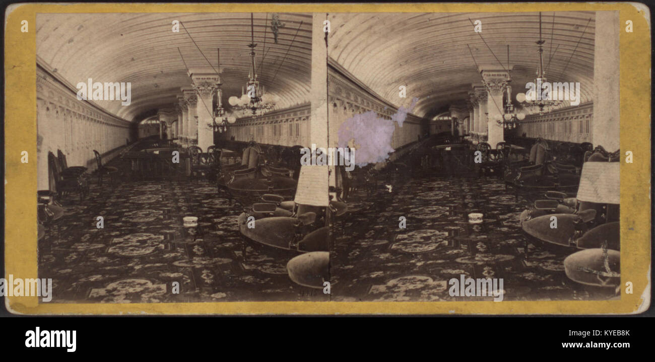 Upper saloon of the North River steamer, 'Dean Richmond.', by E. & H.T ...