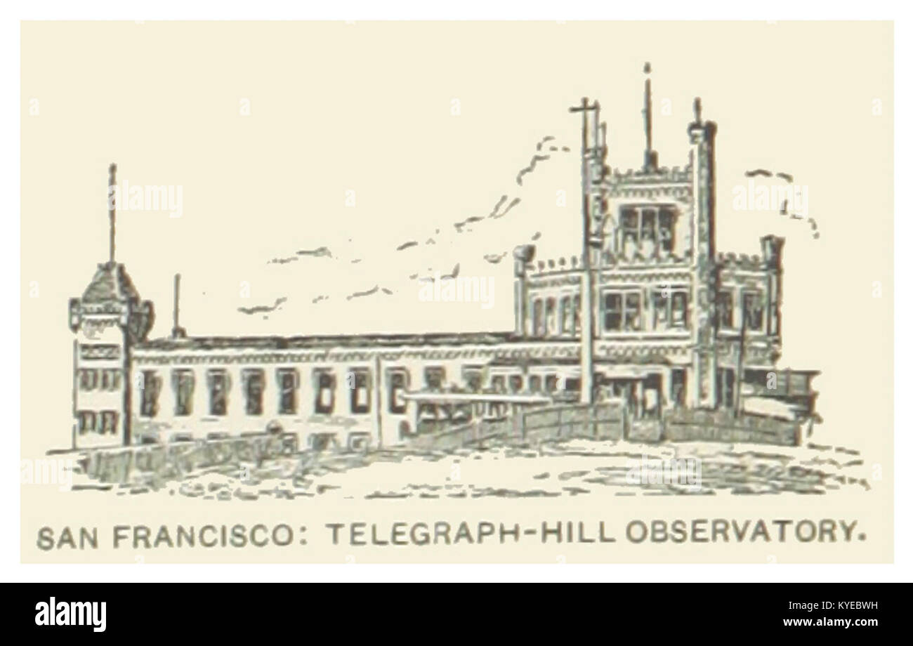 Observatory at telegraph hill hi-res stock photography and images - Alamy