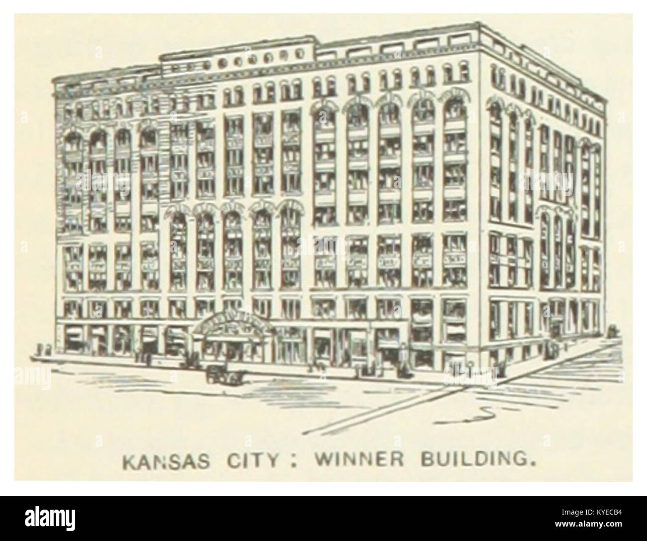 Photograph of the Winner Building in Kansas City, Missouri, 1891 ...