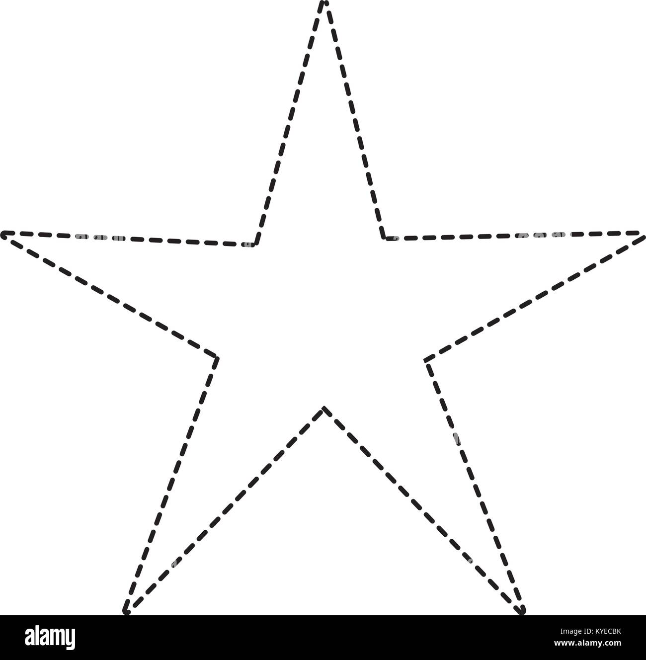 dotted shape nice shiny star art design Stock Vector Image & Art - Alamy