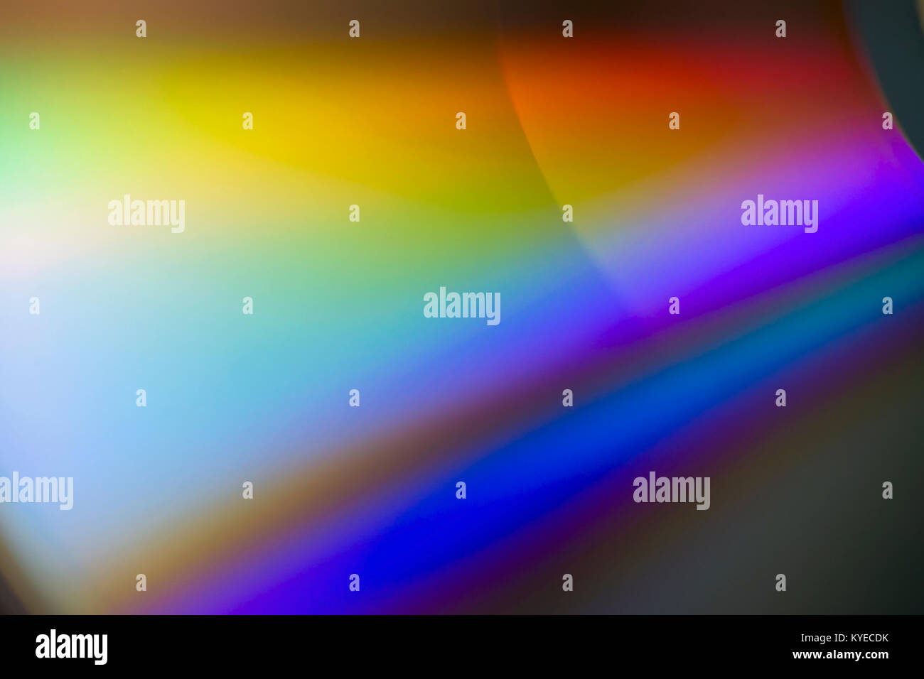 Colorful compact disk light reflection Stock Photo - Alamy
