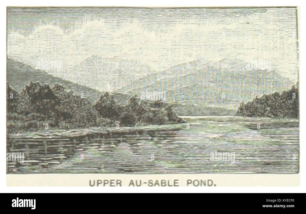 Upper Au-Sable Pond in New York is a freshwater body known for its ...
