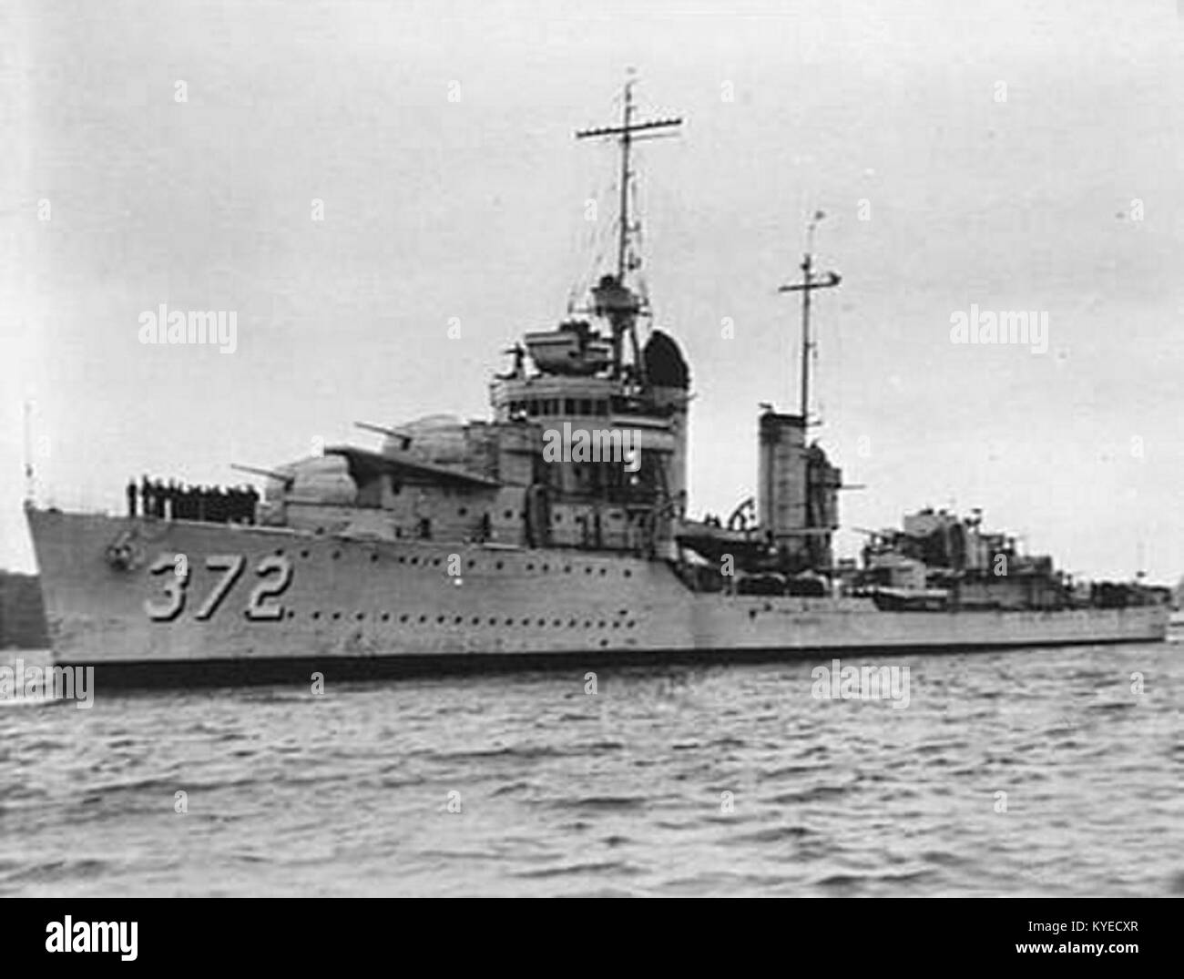 The USS Cassin (DD-372) was a United States Navy destroyer that ...