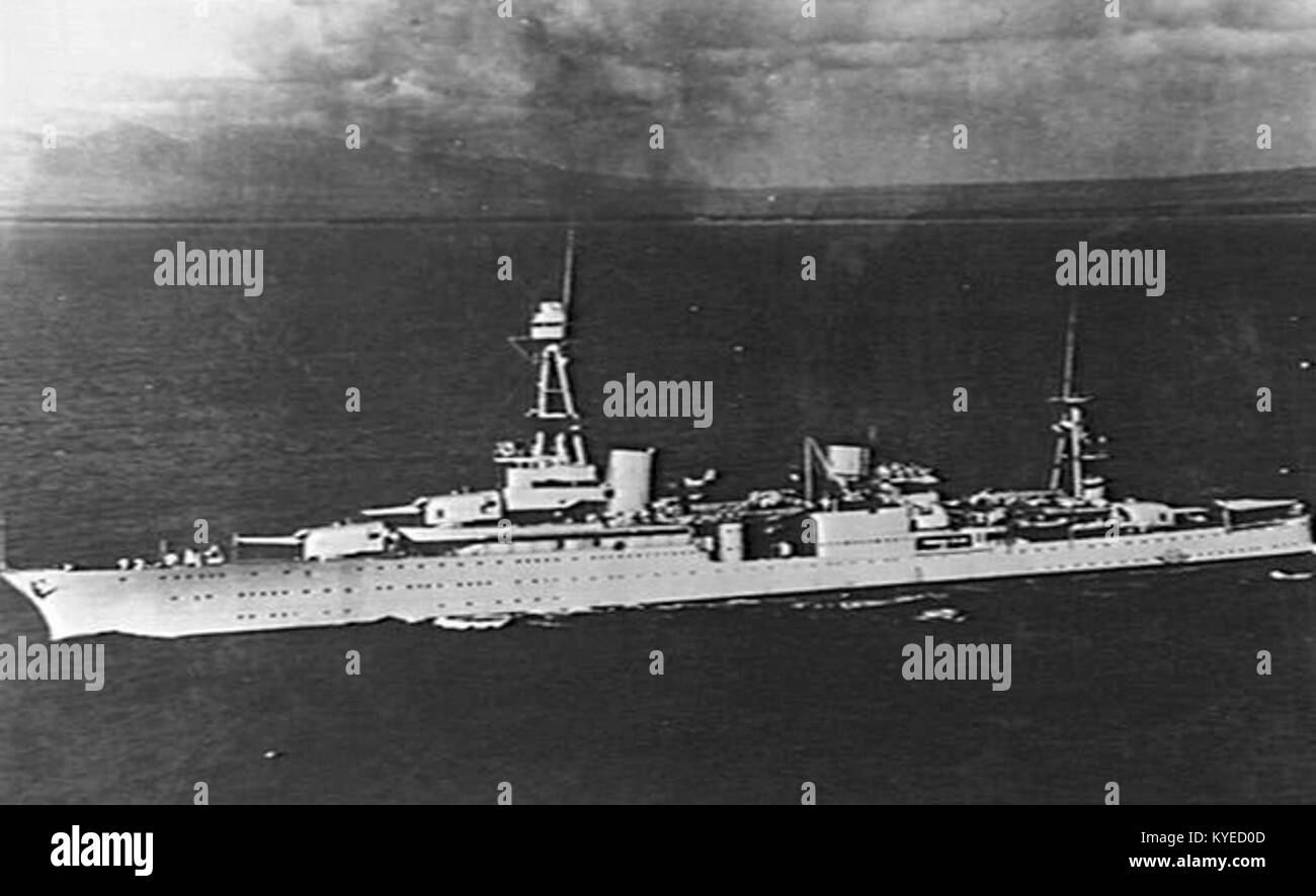 USS Houston (CA-30) underway in the 1930s Stock Photo - Alamy