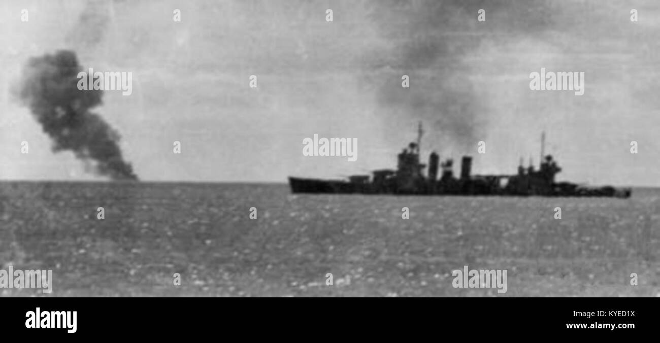 USS Quincy (CA-39) off Guadalcanal Aug 1942 Stock Photo - Alamy