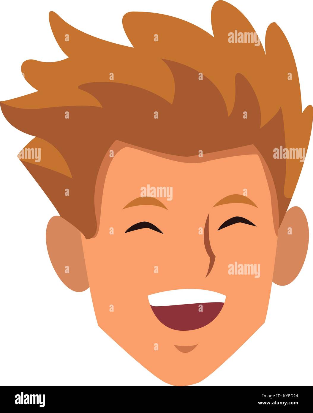 Man face smiling cartoon Stock Vector Image & Art - Alamy