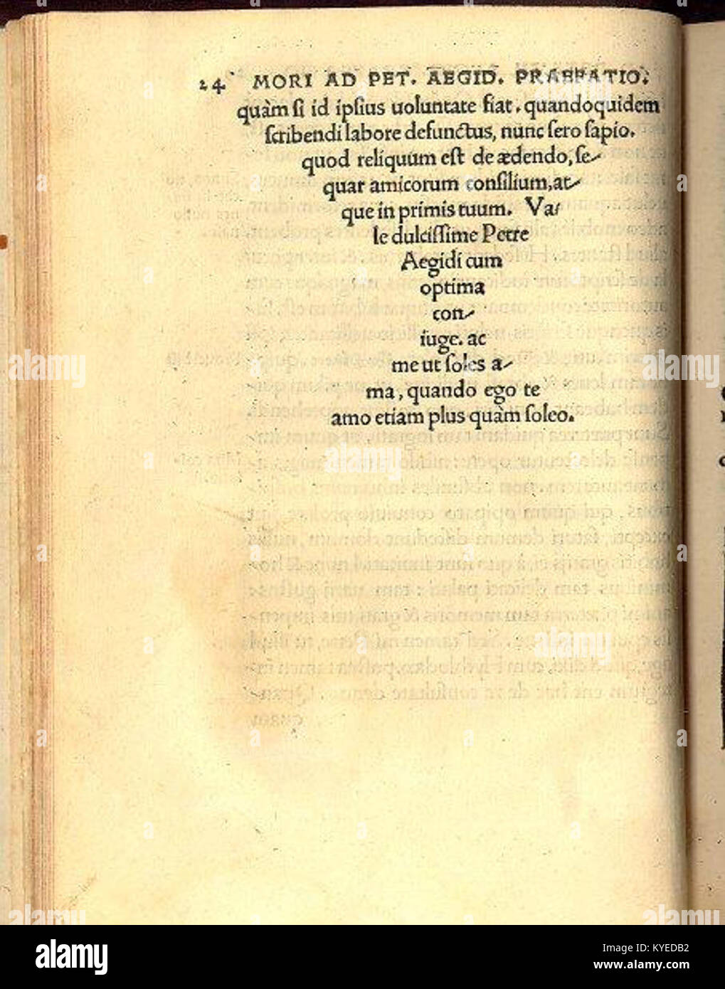 This is an image of the 1518 edition of 'Utopia' by Sir Thomas More ...