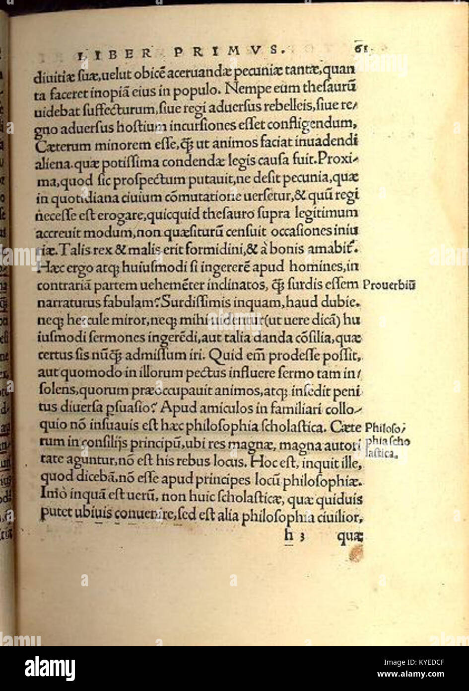A representation of Thomas More's 'Utopia' from the 1518 edition ...