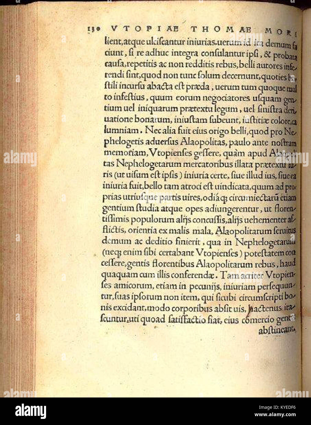 An illustration from the 1518 edition of Thomas More's 'Utopia ...