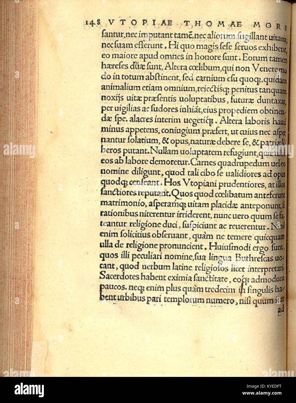 The 1518 edition of 'Utopia' by Thomas More presents the fictional ...