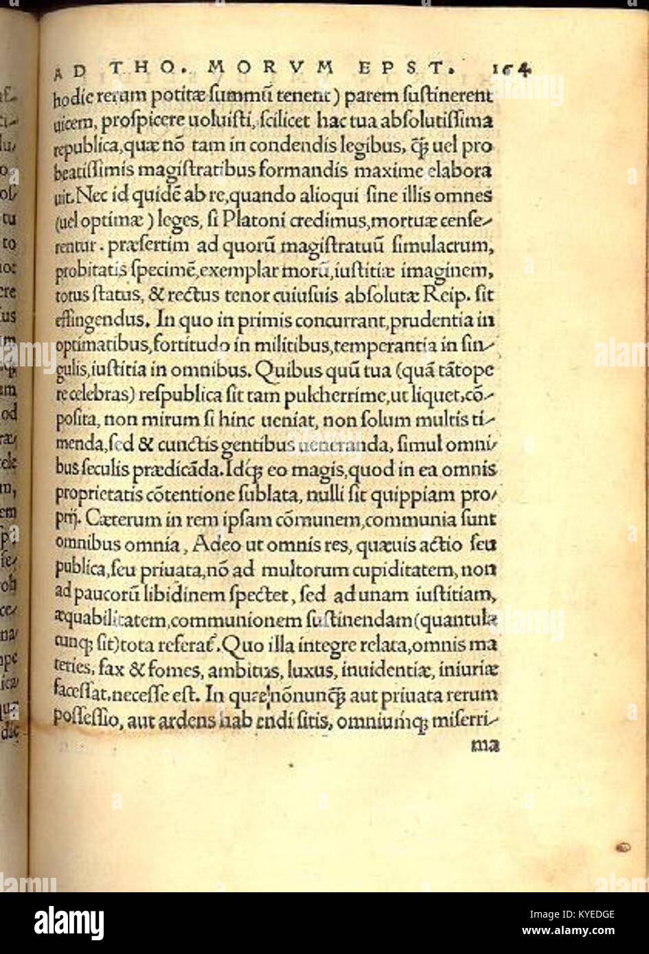 Thomas More's 'Utopia' (1518), document number 0168, is a historical ...