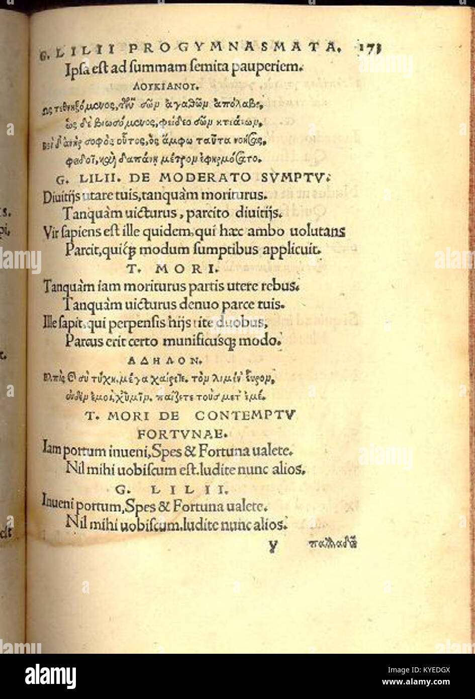 An engraving from the 1518 edition of Thomas More's 'Utopia', depicting ...