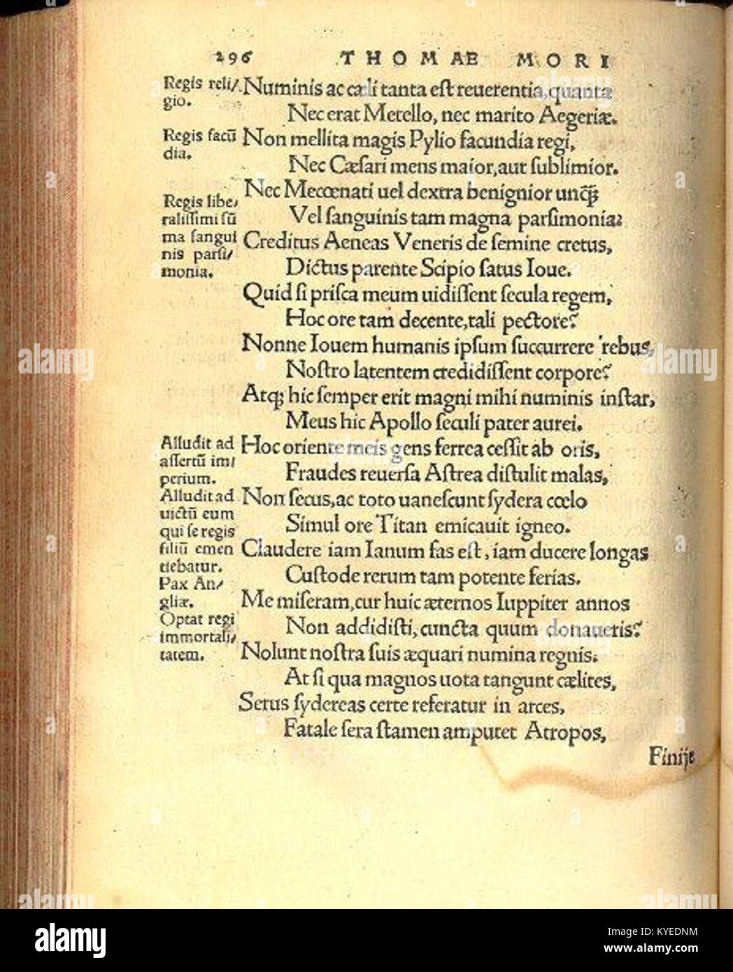 A 1518 edition of 'Utopia' by Thomas More, presenting the influential ...