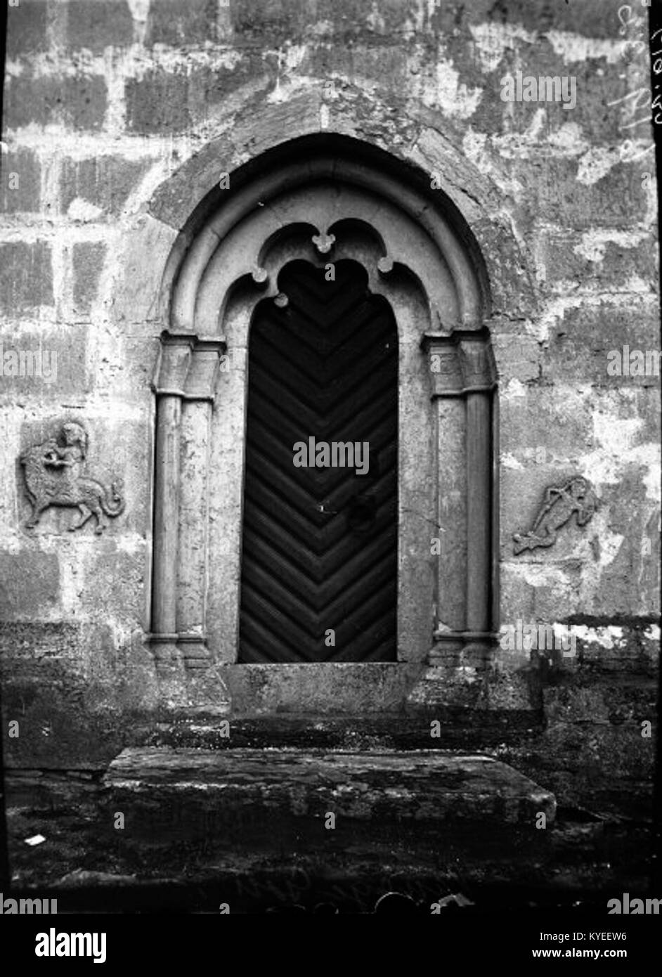 A photograph of Vänge Church, located in Sweden, highlighting its ...