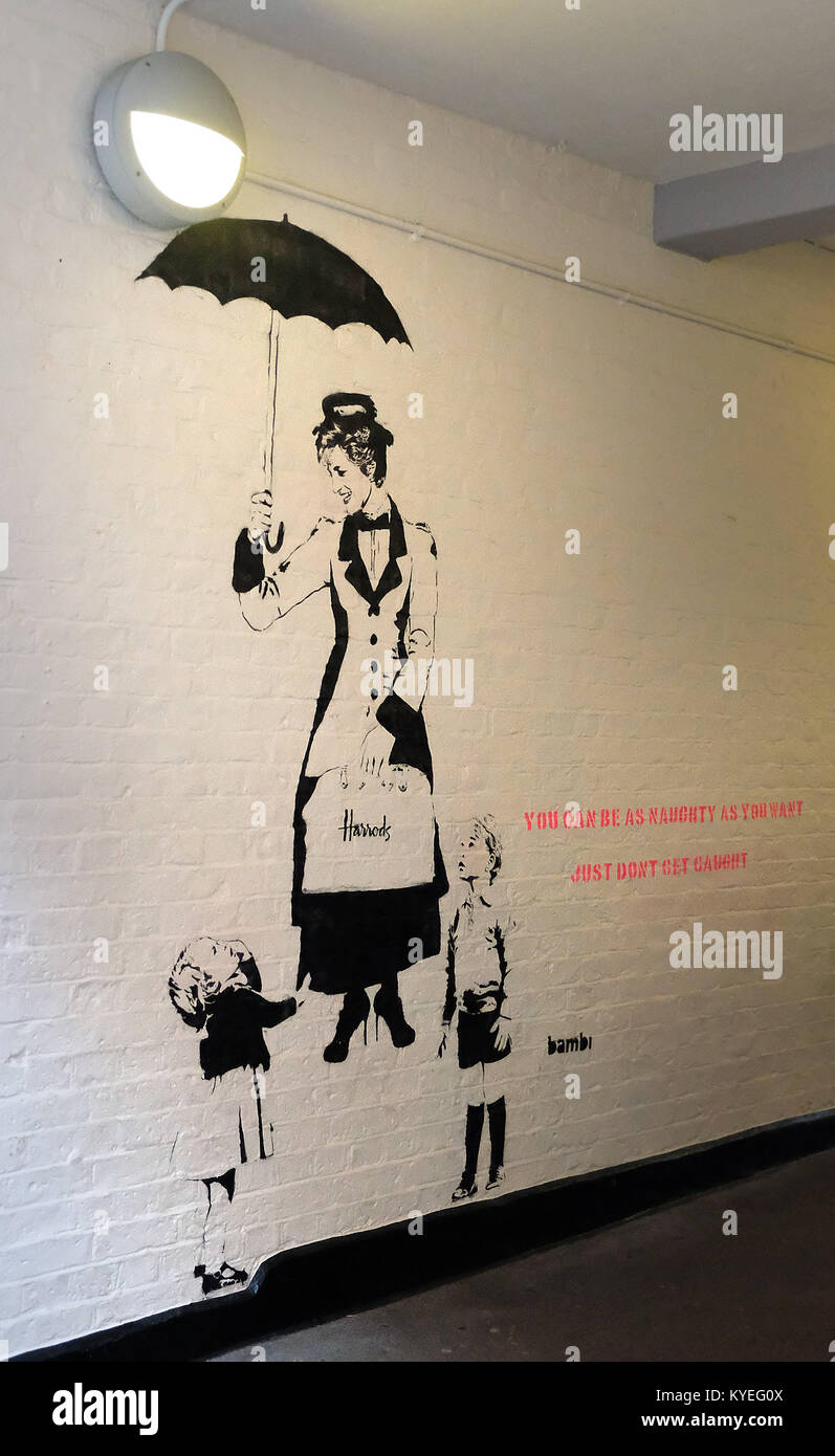 Princess Diana graffiti stencil art Stock Photo - Alamy