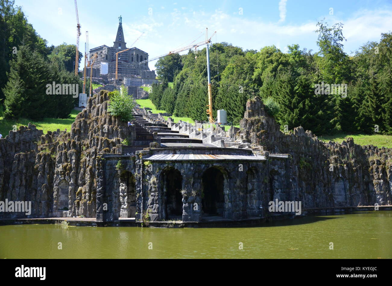 Wilhelmshoehe Castle Park in Kassel, Germany Stock Photo - Alamy