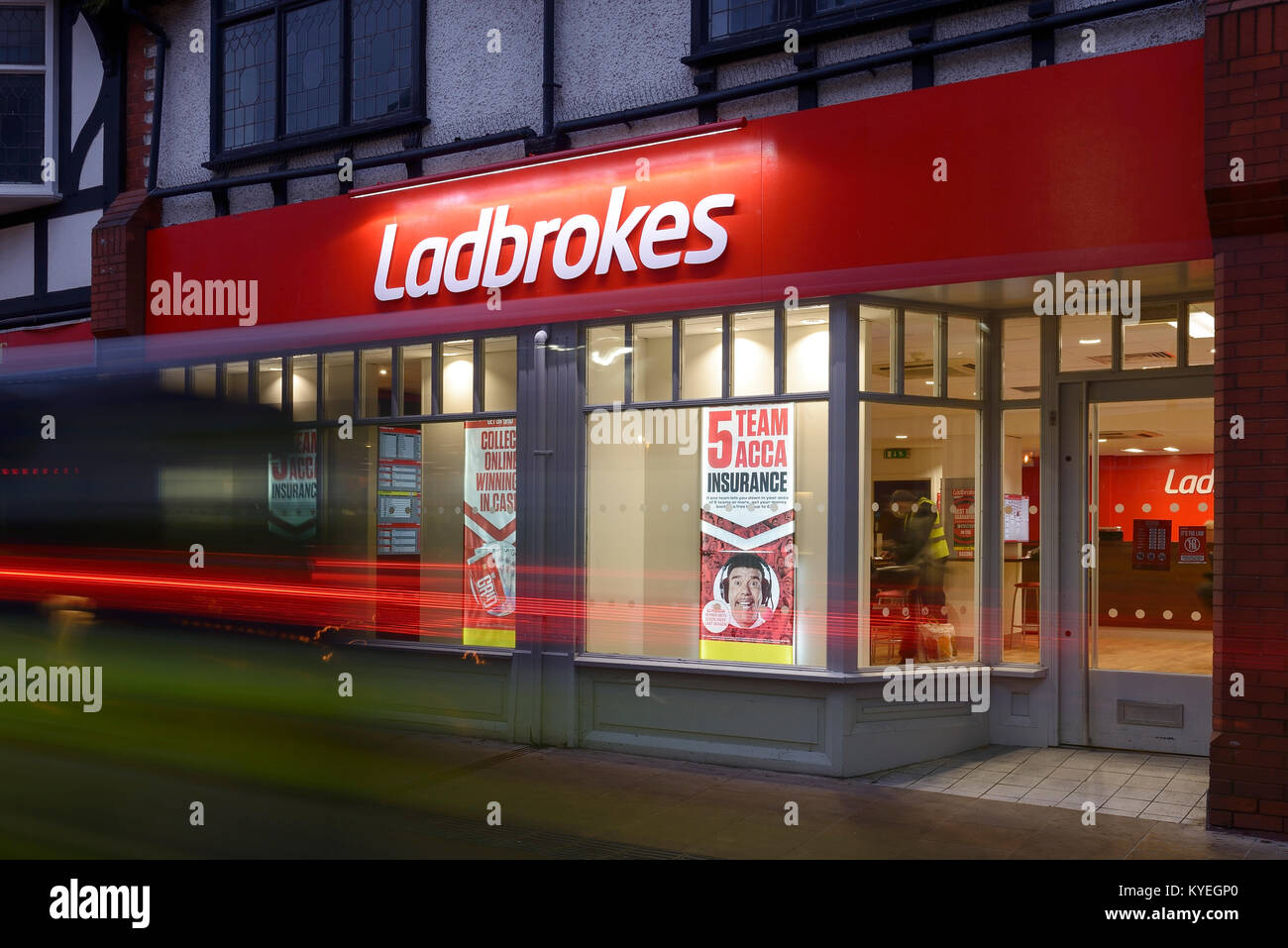 Ladbrokes betting shop hi-res stock photography and images - Alamy